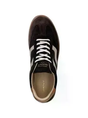Gant Striped Suede Sneakers - Brown