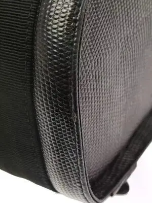 FERRAGAMO 1990-2000s Textured Leather Backpack - Black