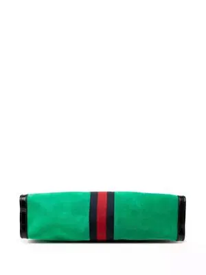 Gucci Medium Suede Web Ophidia Chain Shoulder Bag