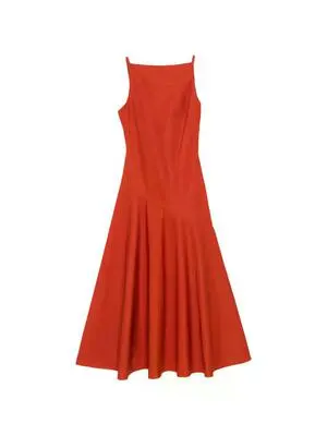 Adam Lippes Midi Dress - Orange