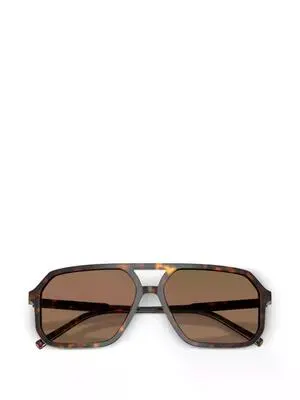Dolce & Gabbana Pilot-frame Tortoiseshell Sunglasses