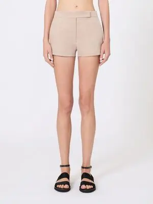 Max Mara Linen Canvas Shorts