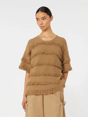 Max Mara Oversized Patterned Viscose Sweater