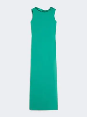 Max Mara Long Lightweight Cady Dress - Green