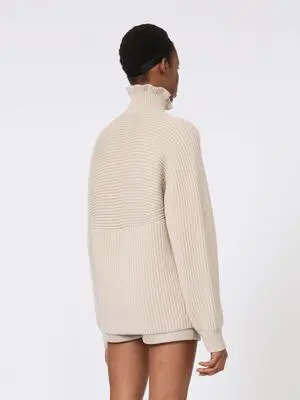 Max Mara Cotton Cordonnet Oversized Jumper
