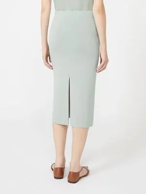 Max Mara Stretch Viscose Yarn Pencil Midi Dress