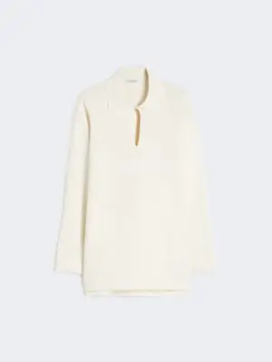 Max Mara Viscose Crêpe Yarn Jumper - Ivory