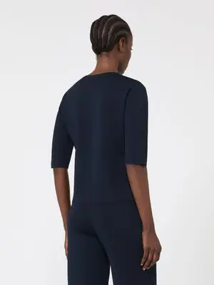 Max Mara Viscose Crêpe Jumper