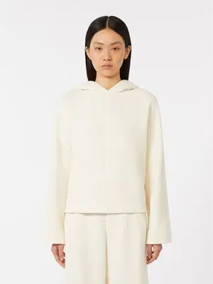 Max Mara Cotton Jersey Hooded Sweatshirt