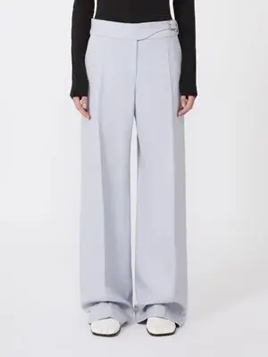 Max Mara Viscose-blend Gabardine Yoke-detail Trousers