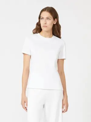 Max Mara Cotton T-shirt - Optical White