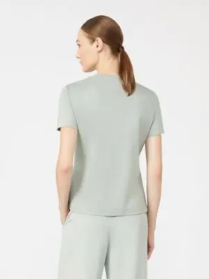 Max Mara Cotton T-shirt - Pastel Green