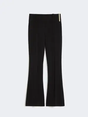 Max Mara Flared Stretch Viscose Trousers