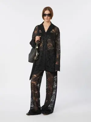 Max Mara Floral Lace Jacket