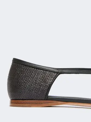 Max Mara Basketweave Ballerina Flats