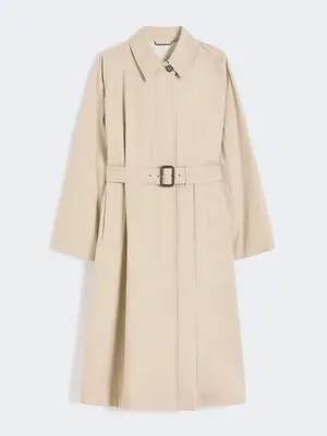 Max Mara Water-repellent Cotton Trench Coat - Beige