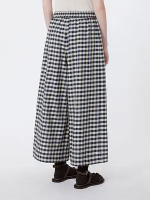 Max Mara Cotton And Ramie Batavia Trousers