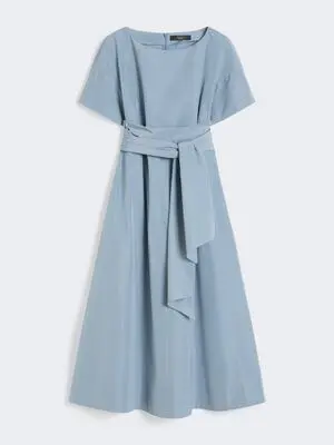 Max Mara Flared Taffeta Midi Dress
