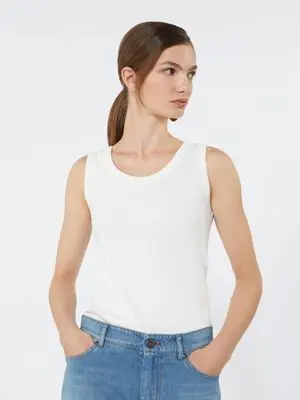 Max Mara Stretch Cotton Top