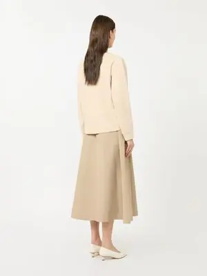 Max Mara Technical Fabric And Cotton Dress