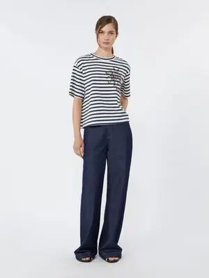 Max Mara Printed Cotton Jersey T-shirt