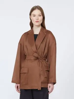 Max Mara Ramie Canvas Jacket