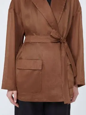 Max Mara Ramie Canvas Jacket