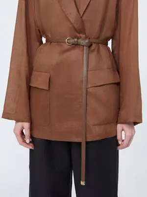 Max Mara Ramie Canvas Jacket