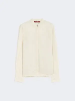 Max Mara Ramie Canvas Shirt - Beige