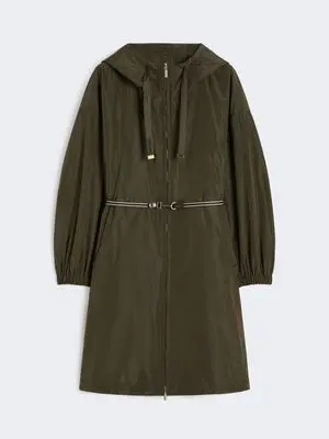Max Mara Water-repellent Taffeta Parka - Green