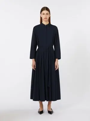 Max Mara Long Cotton Voile Dress