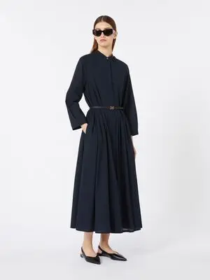 Max Mara Long Cotton Voile Dress