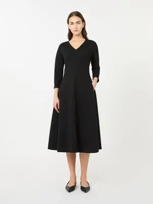 Max Mara Stretch Jersey Fit-and-flare Dress