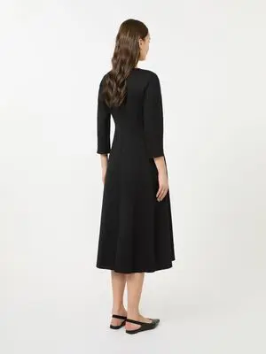 Max Mara Stretch Jersey Fit-and-flare Dress