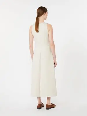 Max Mara Long Fit-and-flare Scuba Jersey Dress