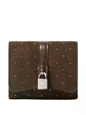 Stella McCartney Stud-embellished Wallet - Brown