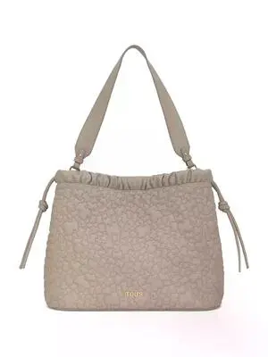TOUS Puffy Bear Drawstring Shoulder Bag - Neutrals