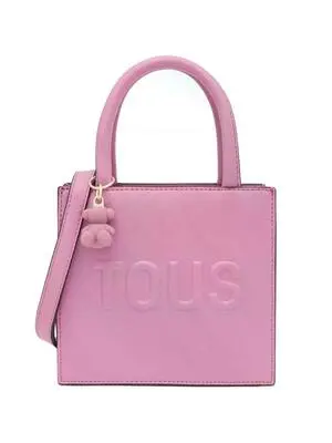TOUS Mini Cube Embossed Tote Bag - Pink