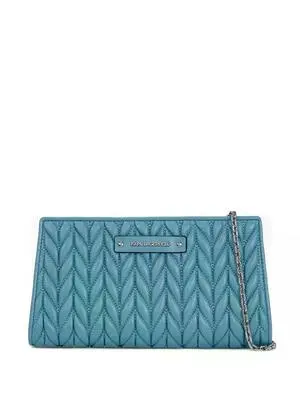 Karl Lagerfeld Quilted Cross Body Bag - Blue