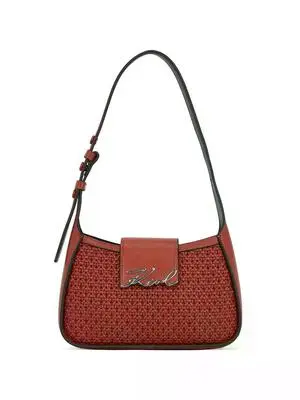 Karl Lagerfeld Woven Tote Bag - Red