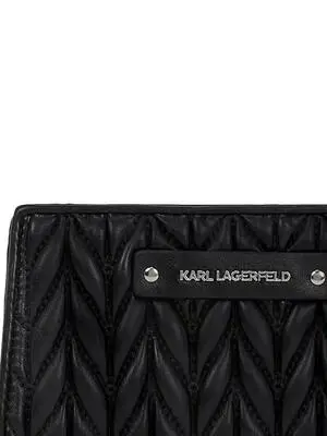 Karl Lagerfeld Quilted Wallet - Black