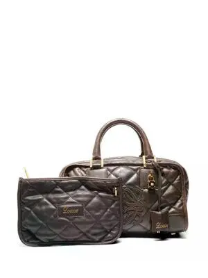 Loewe 2000-2020 Amazona Quilted Handbag - Brown