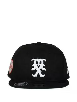 SAINT MXXXXXX Embroidered Baseball Cap - Black