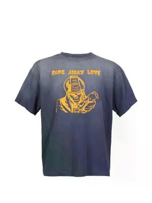 SAINT MXXXXXX Graphic Print T-shirt - Blue