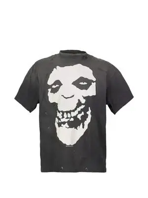 SAINT MXXXXXX Graphic Print T-shirt - Grey