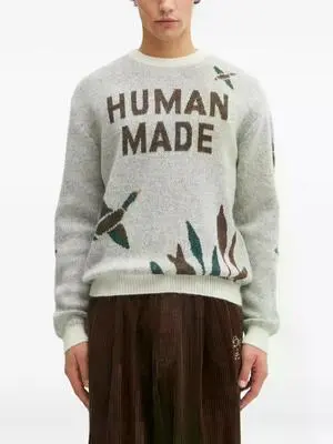 HUMAN MADE Intarsia Round-neck Jumper