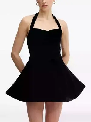 Bardot Agathena Halterneck Mini Dress - Black