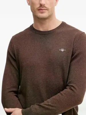 Gant Logo Round-neck Sweater
