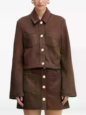 Bardot Lorenzo Vegana Button Pockets Jacket