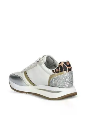 Guess Leopard-panel Sneakers